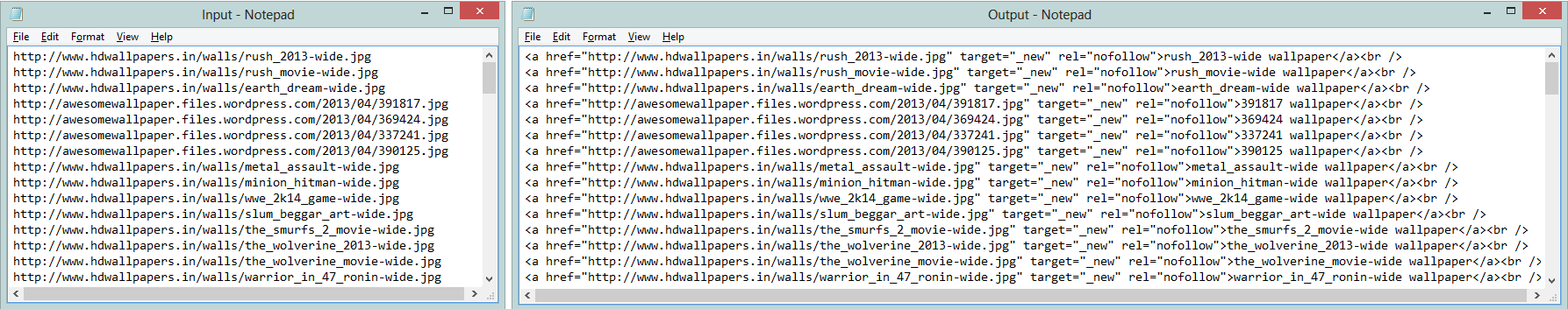 Link Builder Convert Text To URL